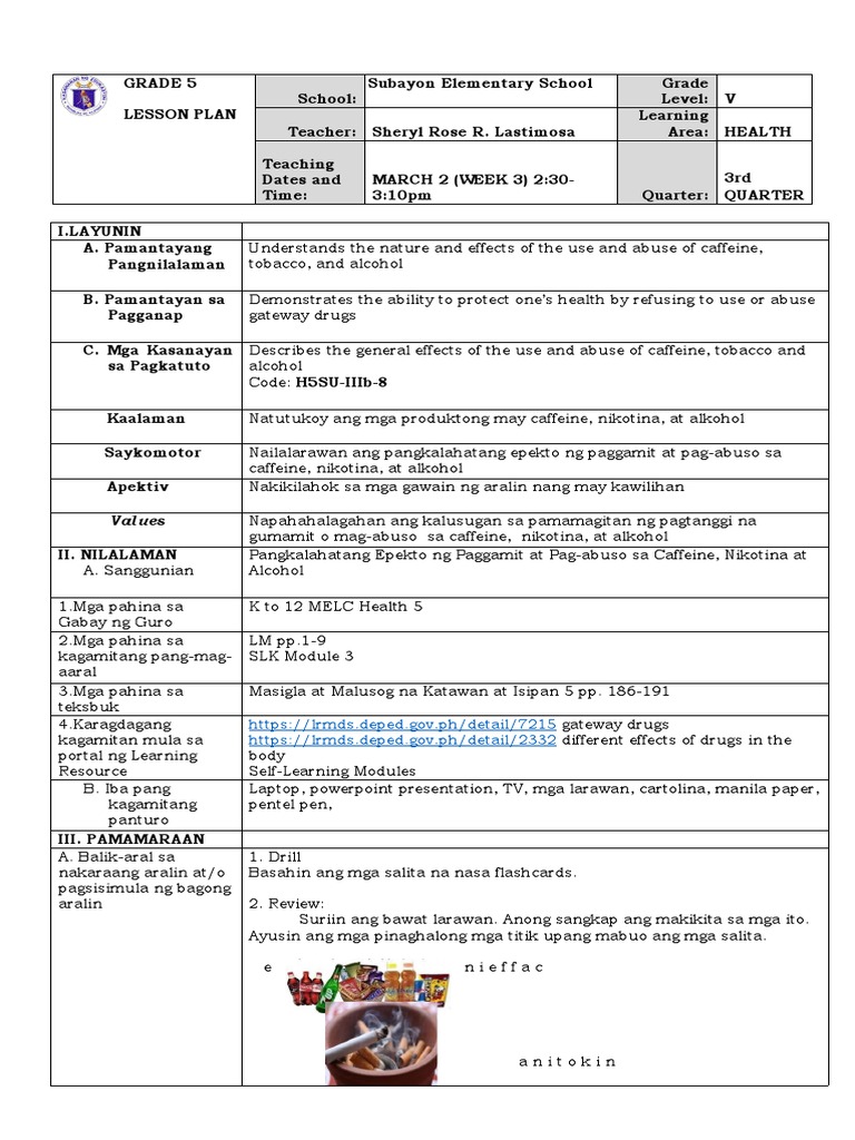 Cot Health 5 W3 | PDF