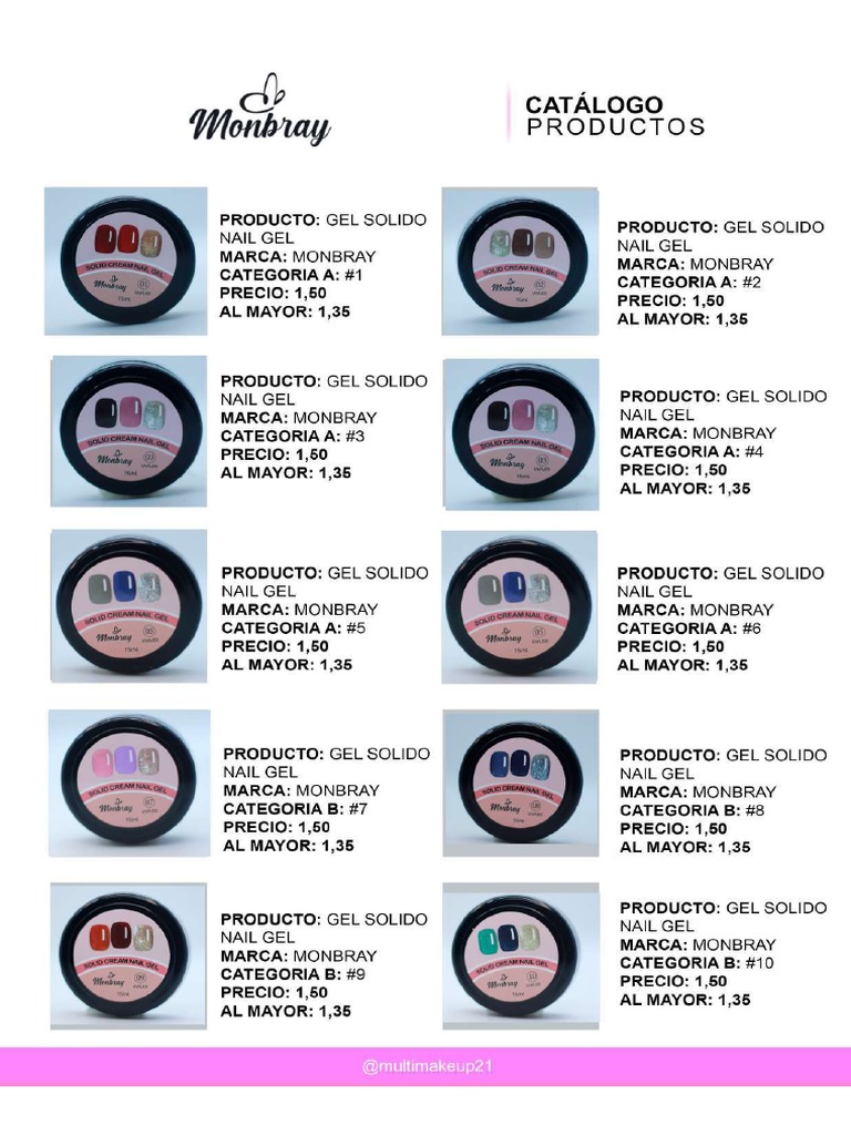 Catálogo Monbray | PDF