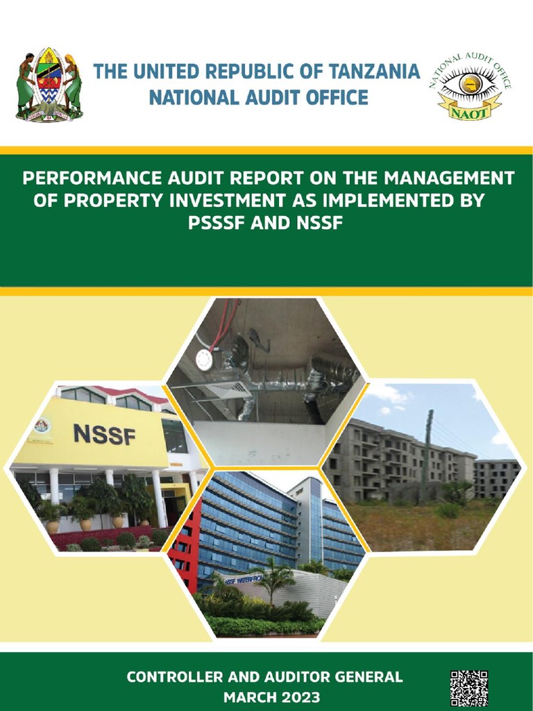 Performance Audit Report On Management of Property Investments As ...