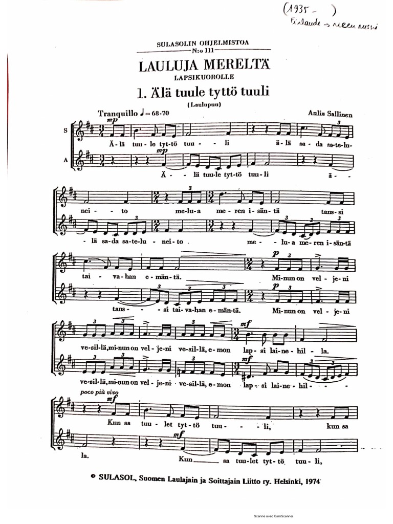 Ala Tuule Tytto Tuuli Sallinen | PDF