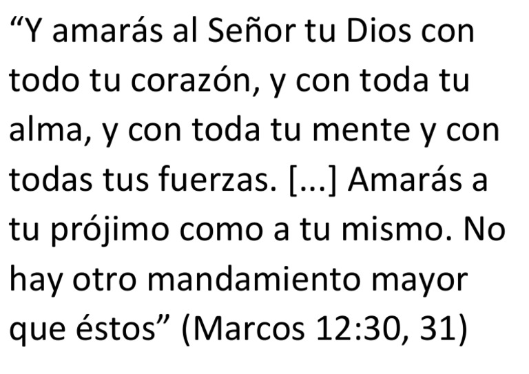 Y Amarás Al Señor Tu Dios Con Todo Tu Corazón Pdf