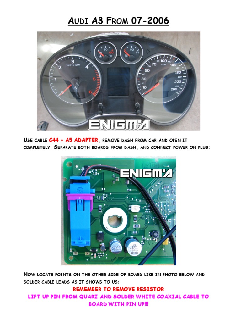 Audi A3 Key Programming Guide | PDF | Computers