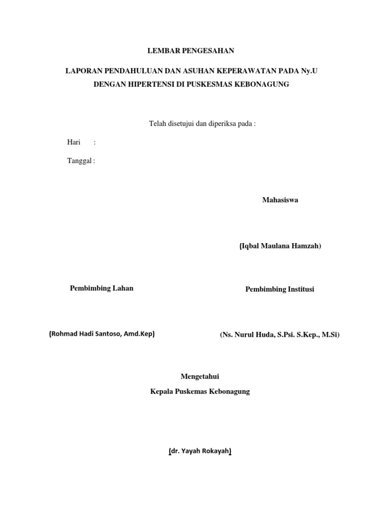 Lembar Pengesahan PKM | PDF | Filsafat