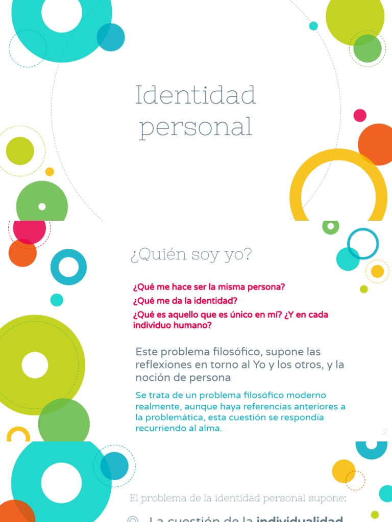 Identidad Personal 4to | PDF