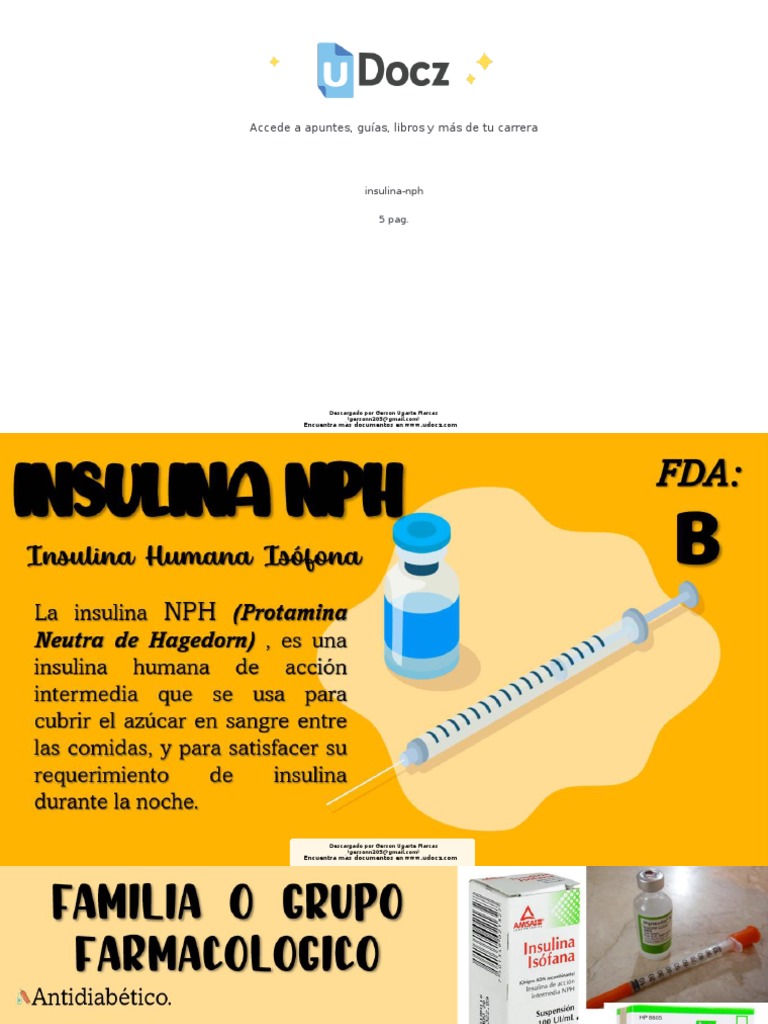 Insulina NPH 328547 Downloable 2910295 | PDF
