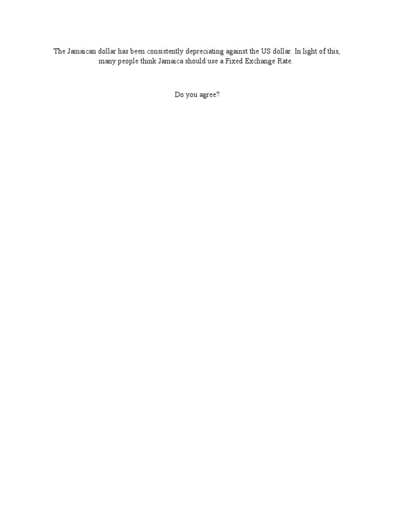 International Economics Assignment | PDF | Fixed Exchange Rate System ...