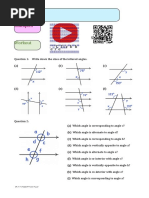 Parallel Lines Angle Problems | PDF | Triangle Geometry | Polytopes