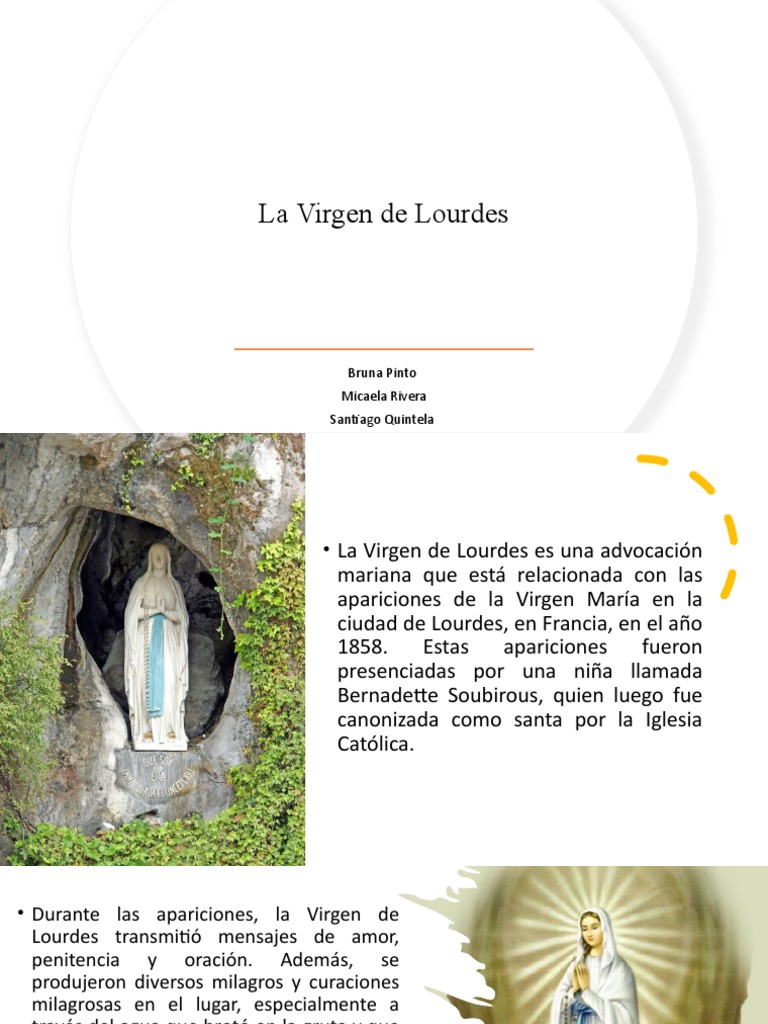 Virgen de Lourdes | PDF