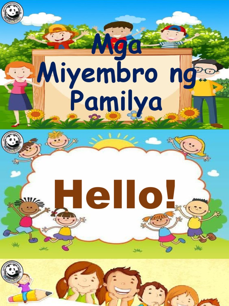 Week 4 - Mga Miyembro NG Pamilya | PDF