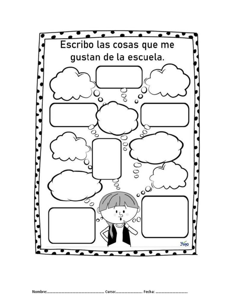 Cosas Que Me Gustan Del Colegio | PDF