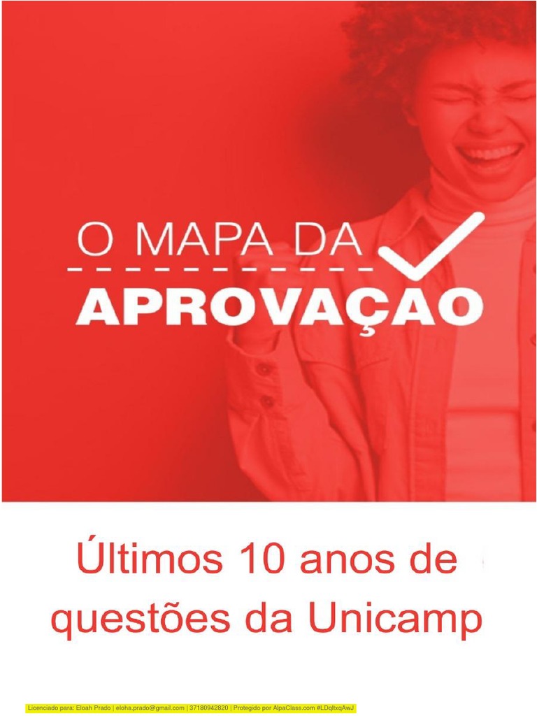 Mapa Da Aprovação Gramática Unicamp | PDF | Pedagogia | Aprendizado