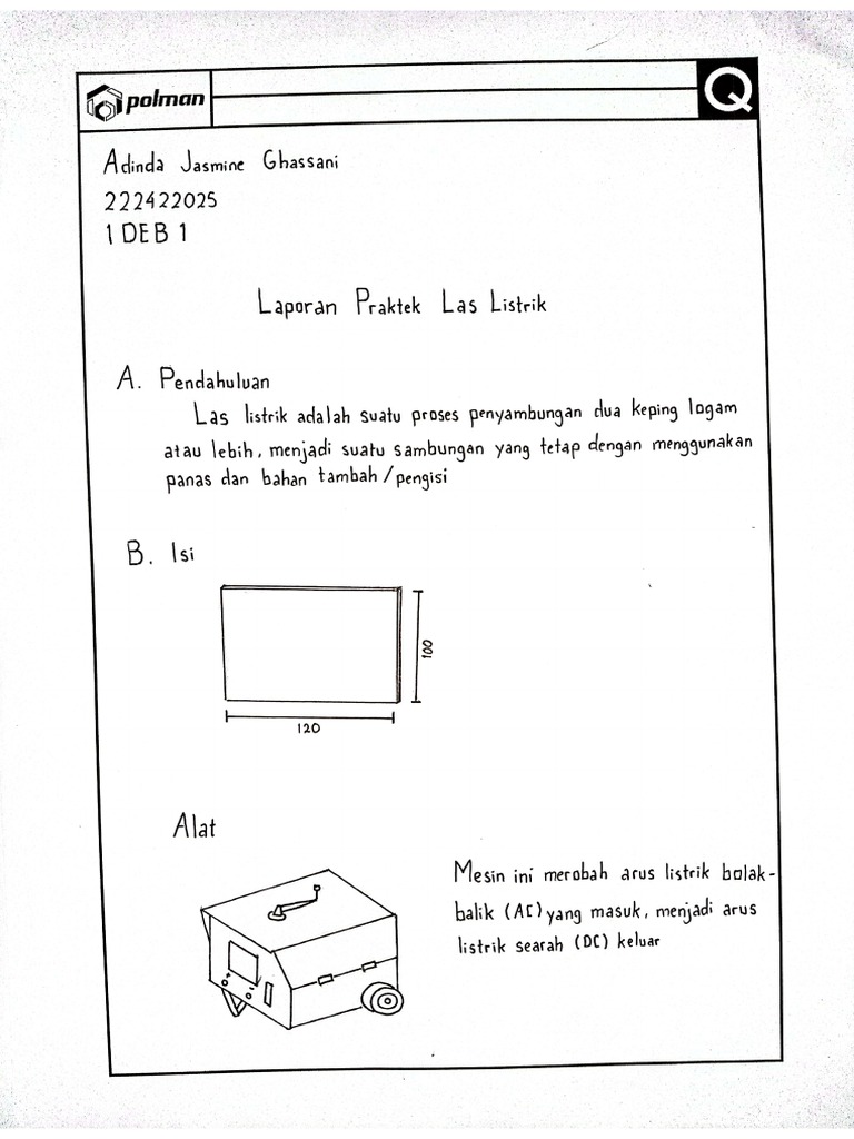Laprak Las Listrik | PDF