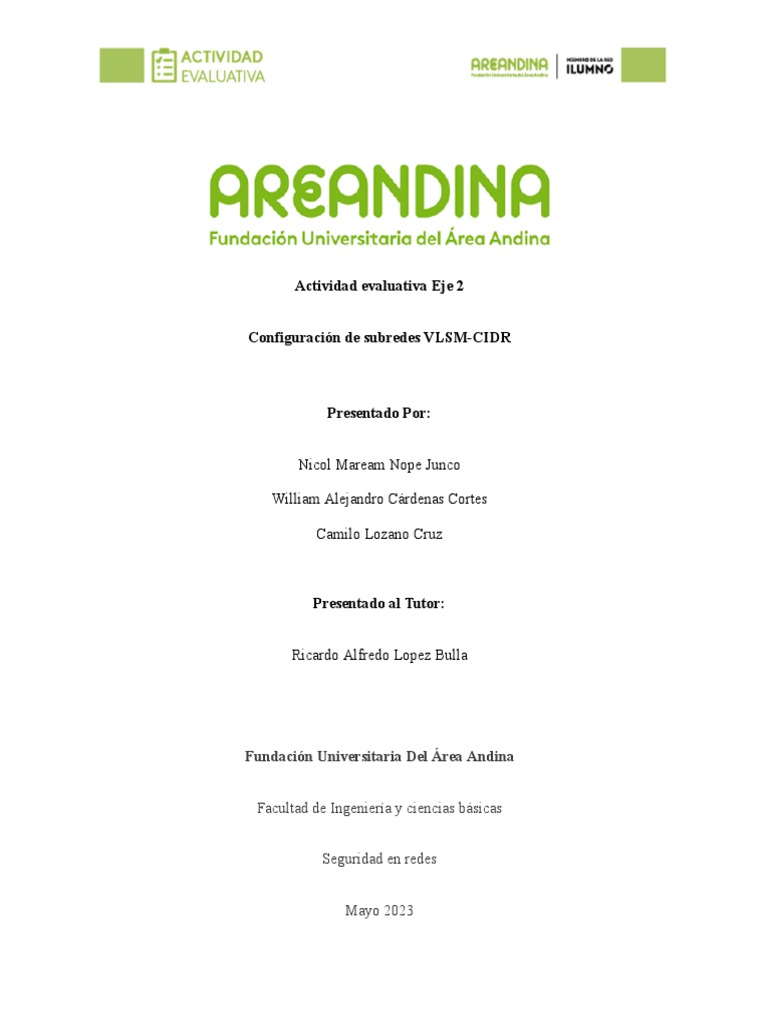 EJE 2 - SEGURIDAD EN REDES - Final | PDF | Dirección IP | Ingeniería Informática