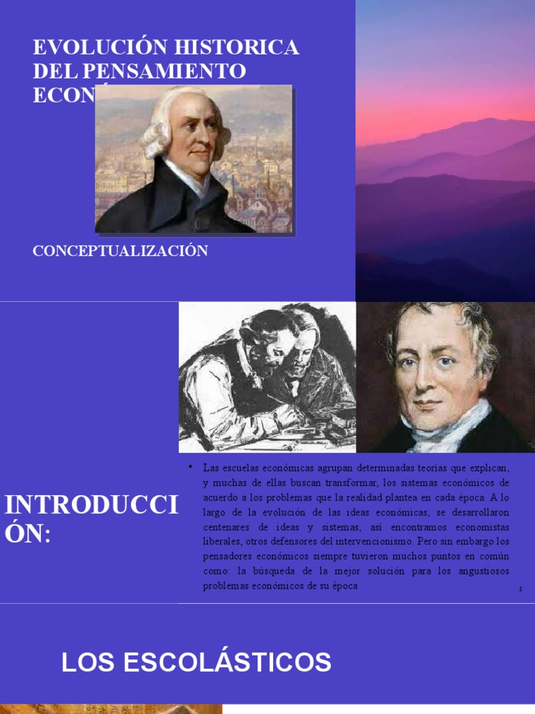 EVOLUCIÓN%20HISTORICA%20DEL%20PENSAMIENTO%20ECONÓMICO%5B1%5D.pptx_1 | PDF