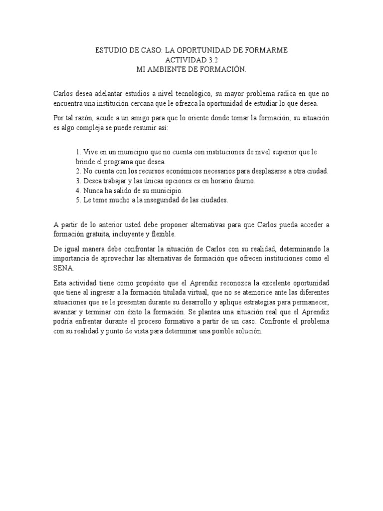 Estudio de Caso - Jorge Rios Adso | PDF