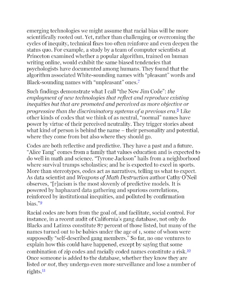 Benjamin Race After Technology 14 | PDF