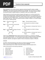 Ionic Compounds (With Matchmaker Game) | PDF | Ion | Valence (Chemistry)