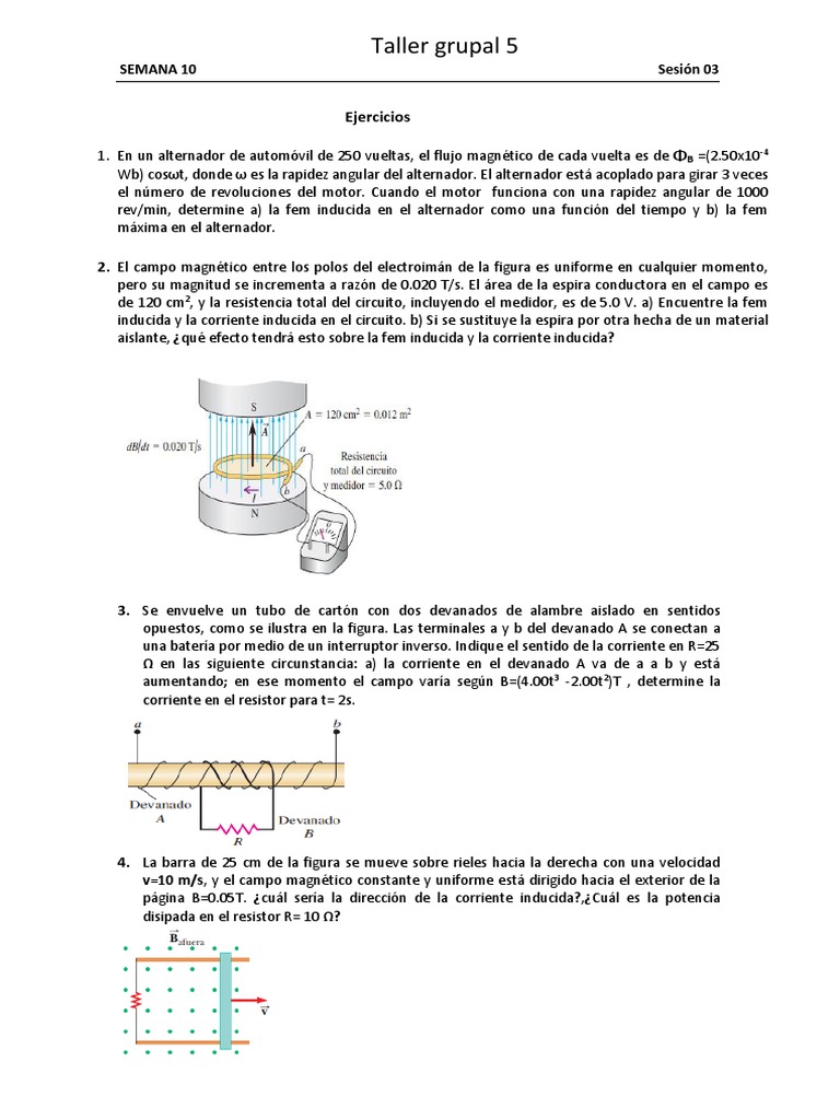 S10.s3-Ejercicios Taller Grupal 5 | PDF