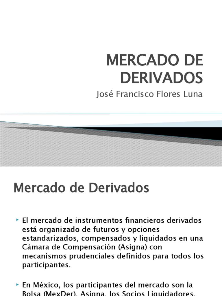 Mercado de Derivados | PDF