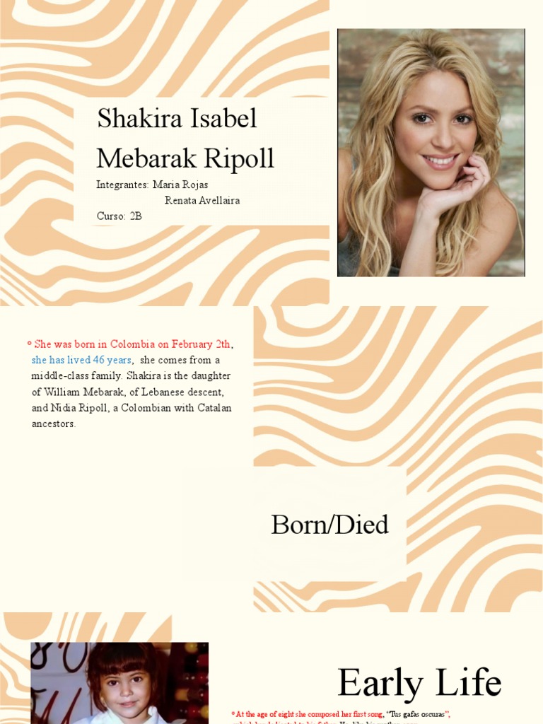 Presentacion Shakira Oficial | PDF | Spanish Language Music