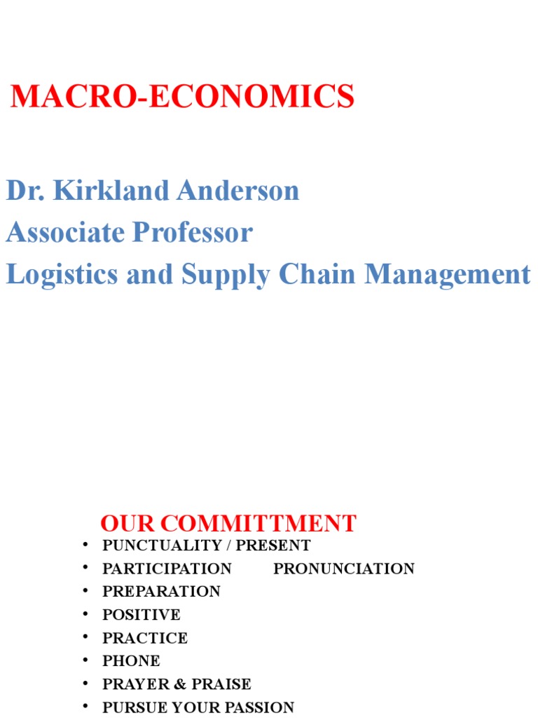 Macroeconomics Unit One | PDF | Macroeconomics | Economics