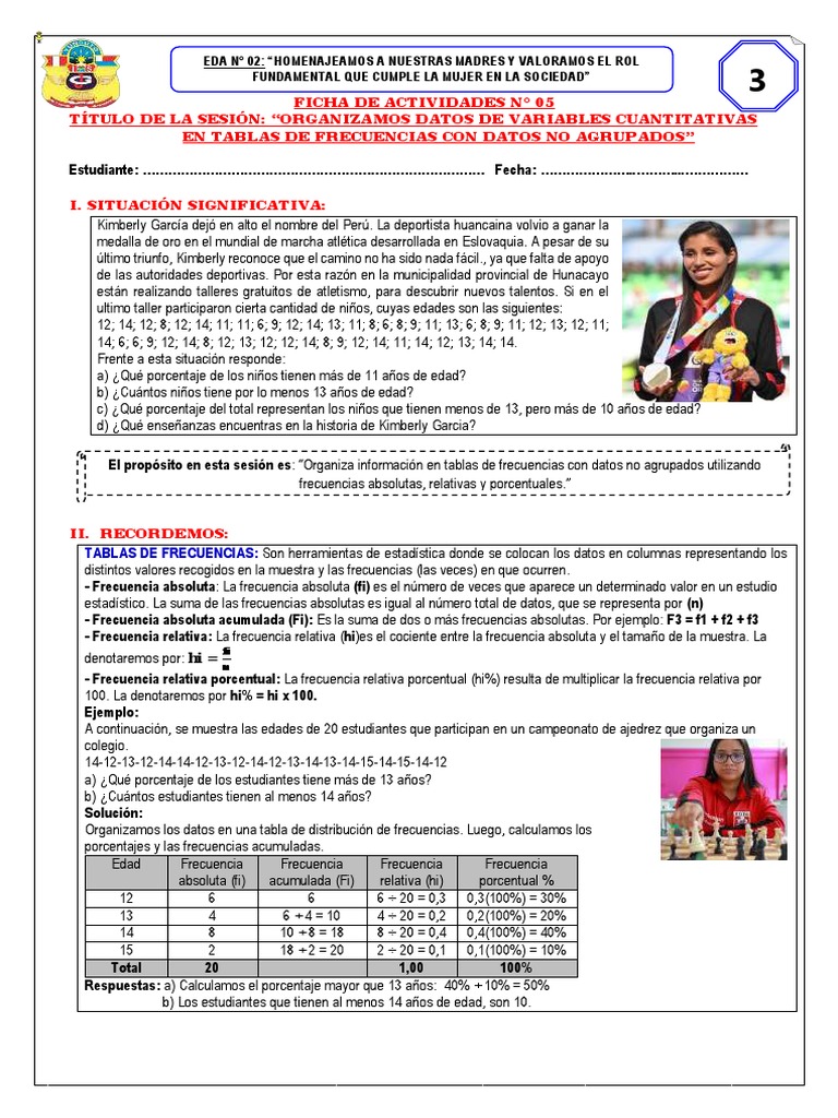 Ficha 5 - 3ero - Eda2 | PDF