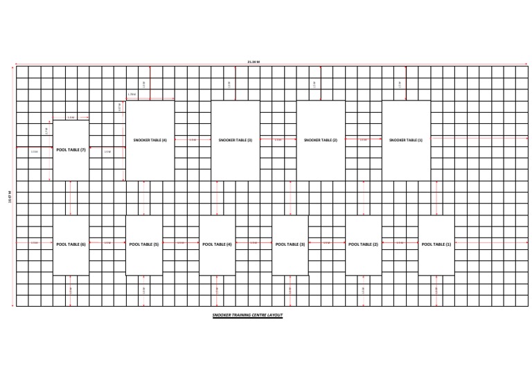 Snooker Centre Layout | PDF