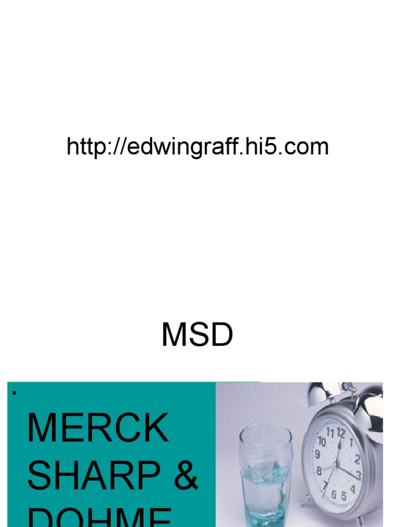 Laboratorio MERCK SHARP & DOHME (MSD) | Osteoporosis | Medicina