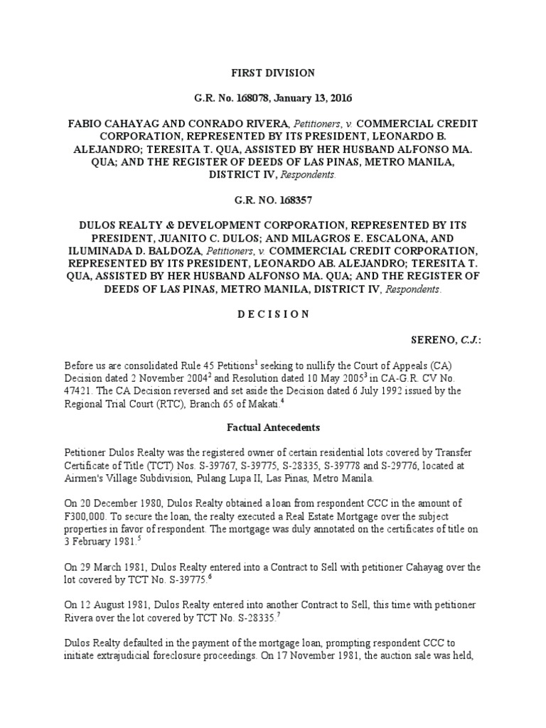 Nemo Dat Quod Non Habet | PDF | Mortgage Law | Foreclosure