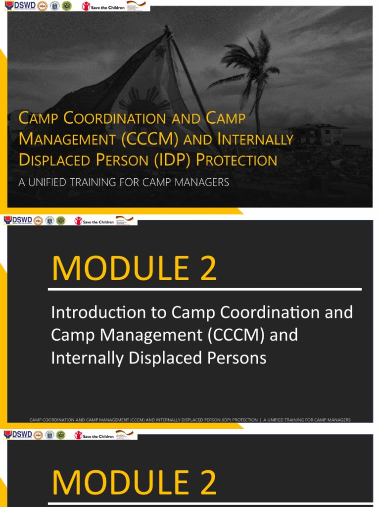 CCCM - M2 - S3 - Key Actors CCCM - Roles - Responsibilities | PDF | Internally Displaced Person ...