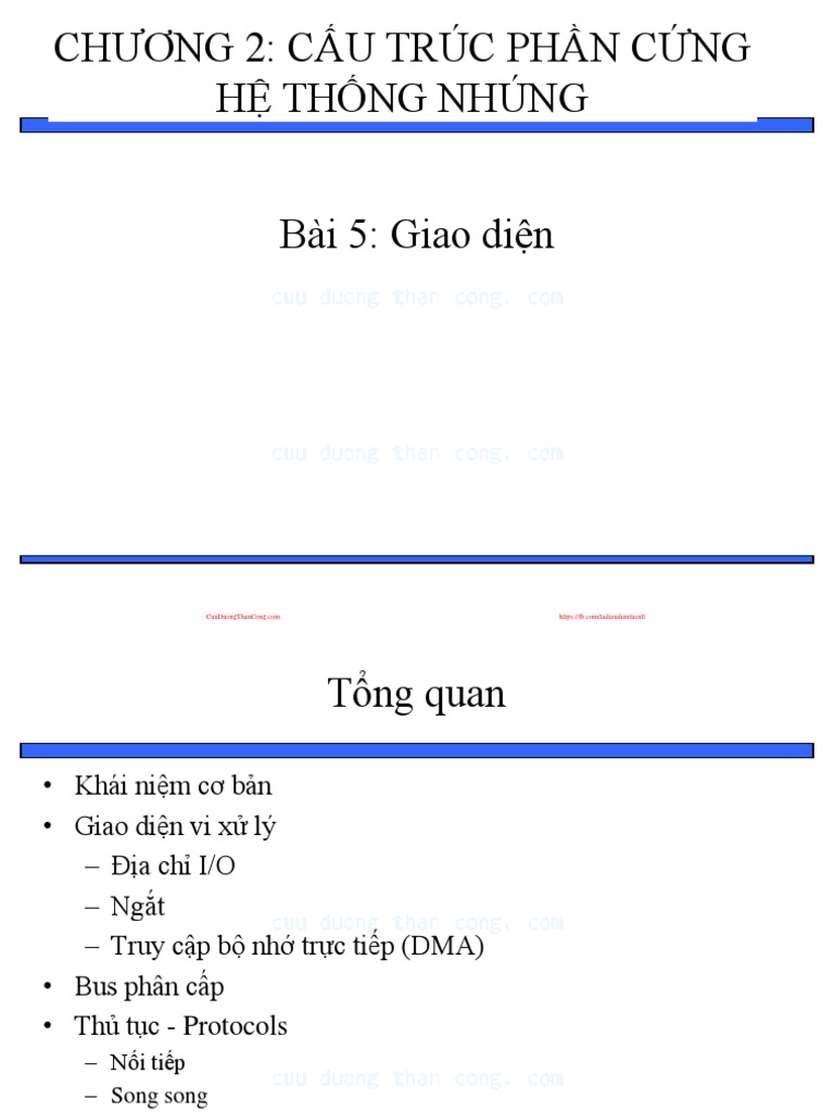 Thiet Ke He Thong Nhung Chuong 2 (p4) Cau Truc Phan Cung He Thong Nhung ...
