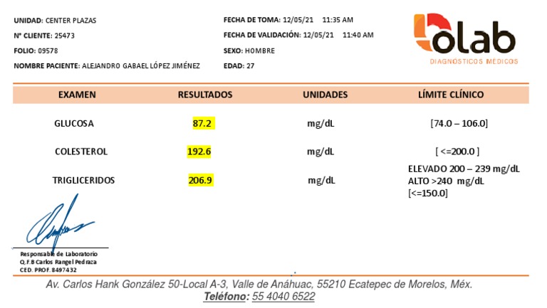 Análisis Olab | PDF