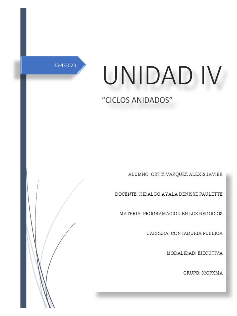 Ciclos Anidados en C++ | PDF | C ++ | Desarrollo de software