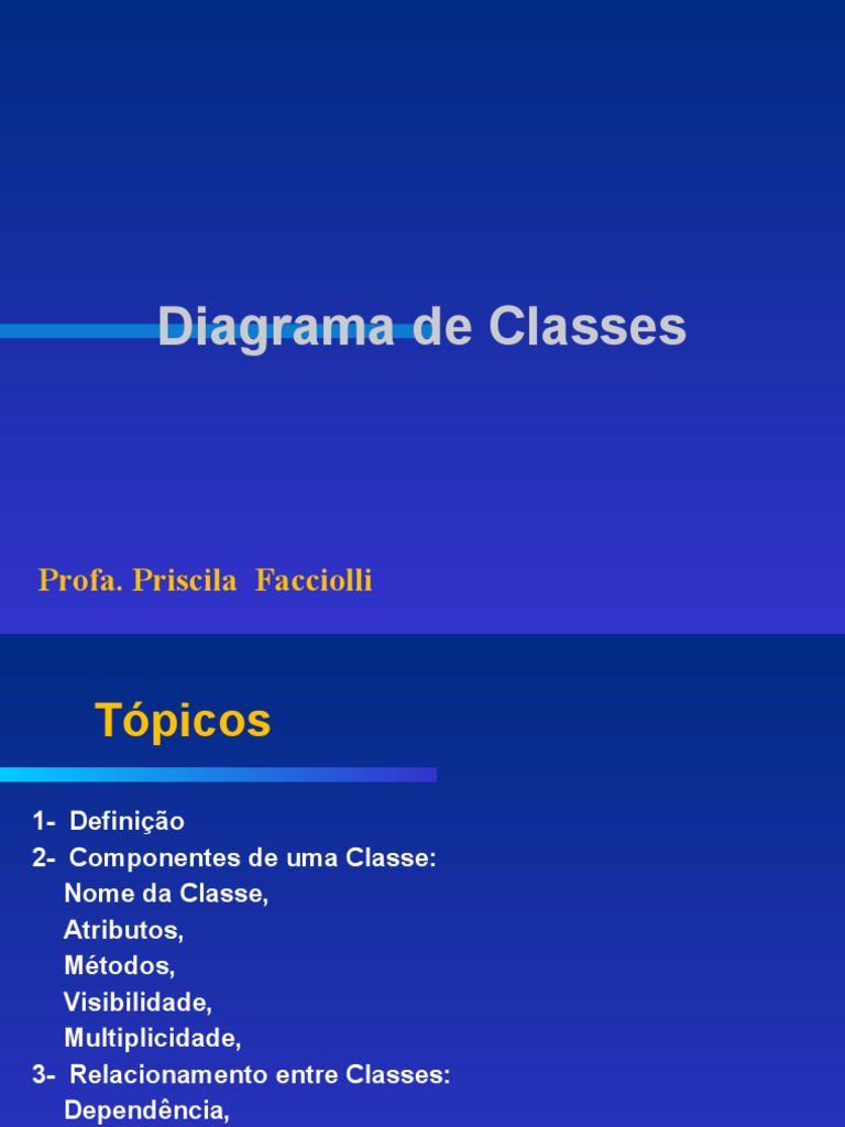 Aula 4 Diagrama De Classes Pdf Classe Programação De Computadores Informática