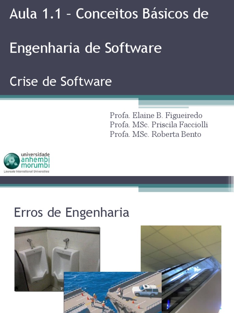 Aula 1 - 1 - Conceitos Básicos - Crise de Software | PDF | Programas ...