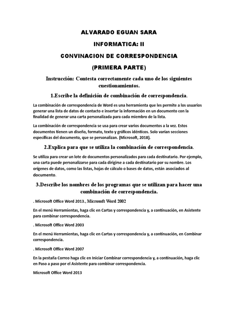 Alvarado Eguan Sara | PDF | Microsoft Word | Microsoft