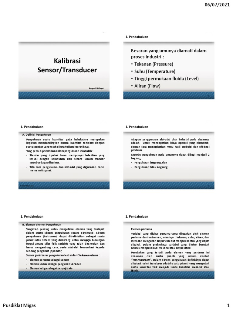 Refresh Sensor Dan Transducer | PDF