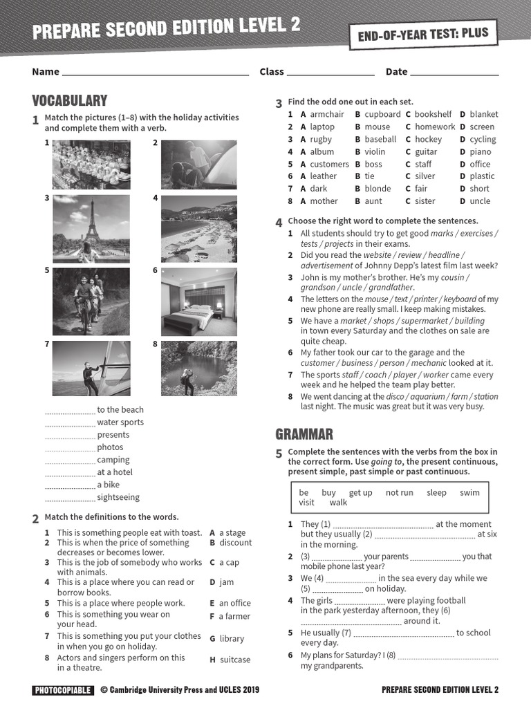 Pre Eoy P | PDF | Chester