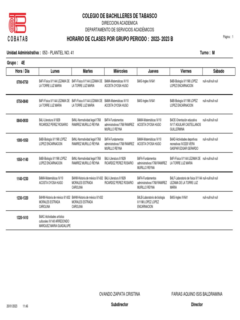 4e Rptplantillahorariogrupo Pdf