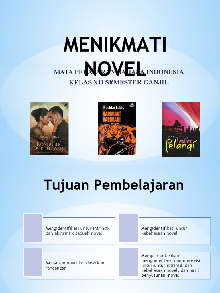 Menikmati Novel Kls Xii | PDF