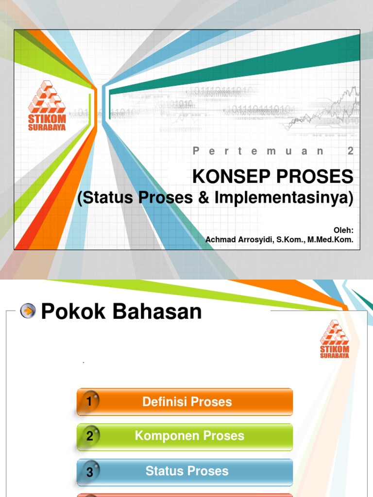 Process Control Block Definisi Proses | PDF