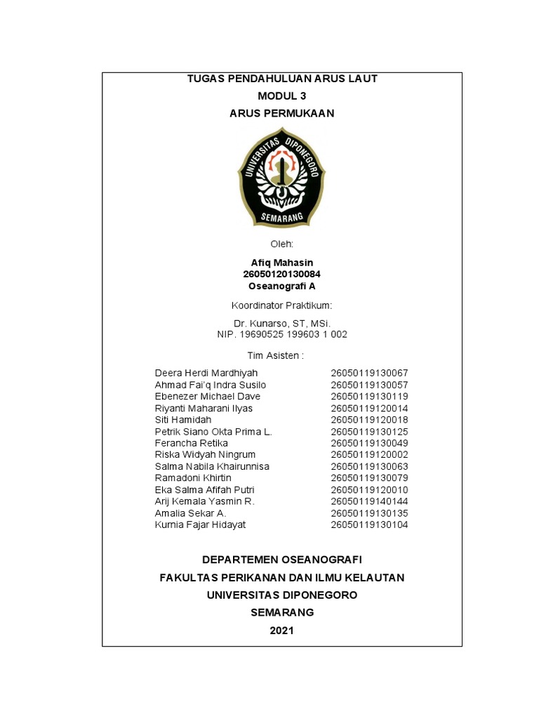 Afiq Mahasin - 26050120130084 - Ose A - Tugas Pendahuluan Modul 3 Arus ...