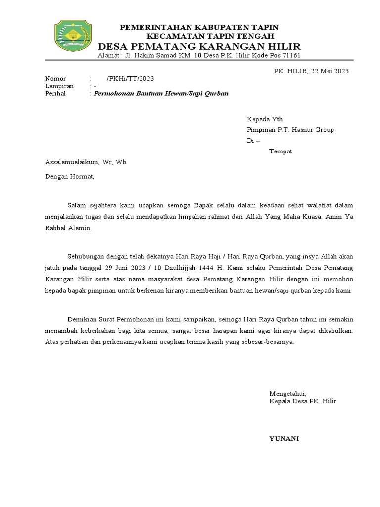 Pemerintahan Kabupaten Tapin | PDF