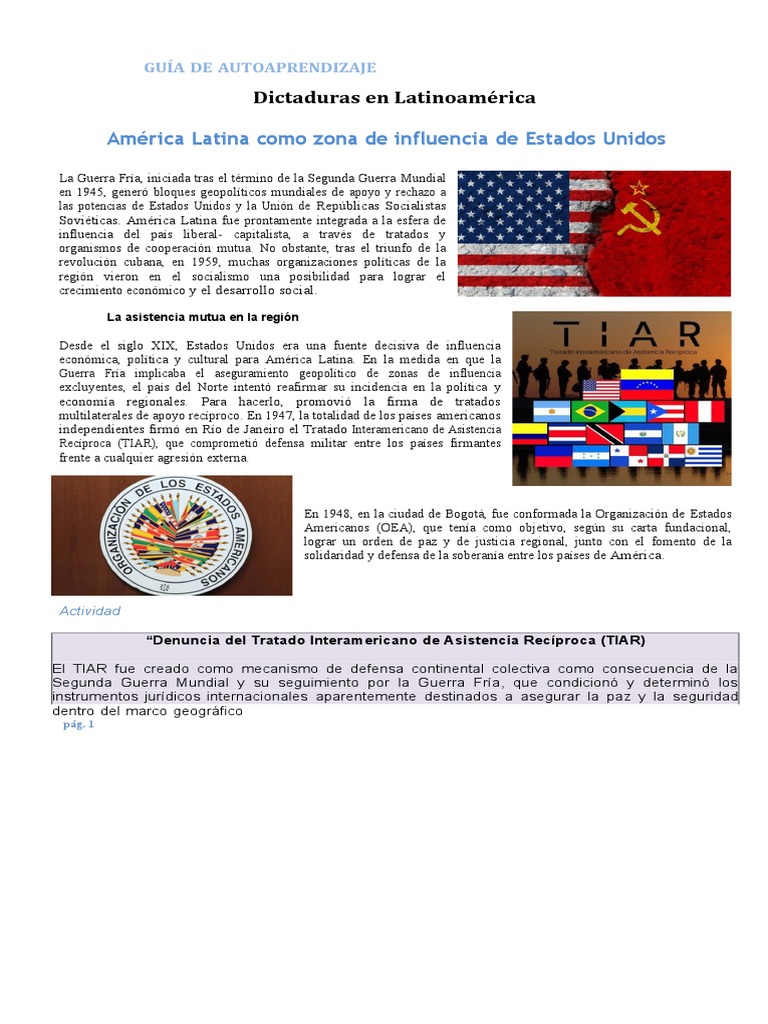 Dictaduras Latinoamericanas Escrito | PDF | Cuba | Fidel Castro