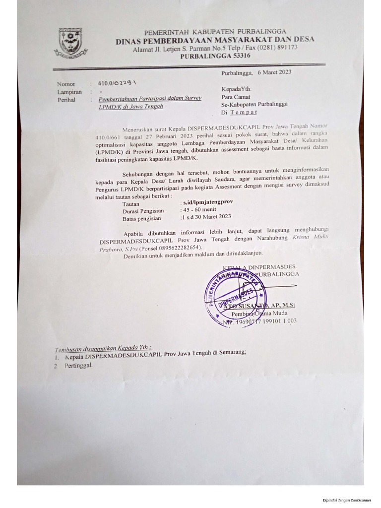 SRT Survey LPMD | PDF