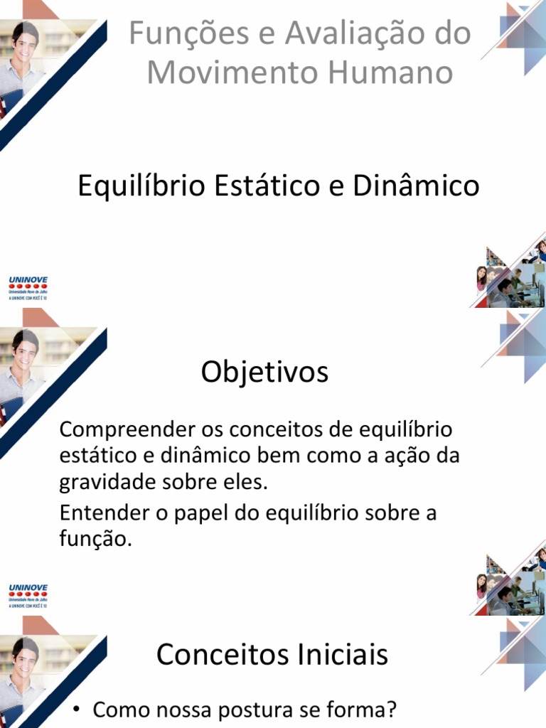 Equilíbrio Estático e Dinâmico | PDF Equilíbrio Estático e Dinâmico | PDF