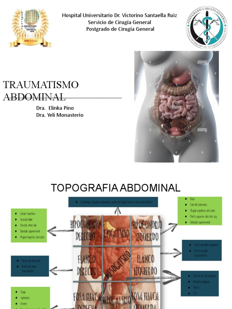Traumatismo Abdominal Seminario | PDF | Lesión | Medicina
