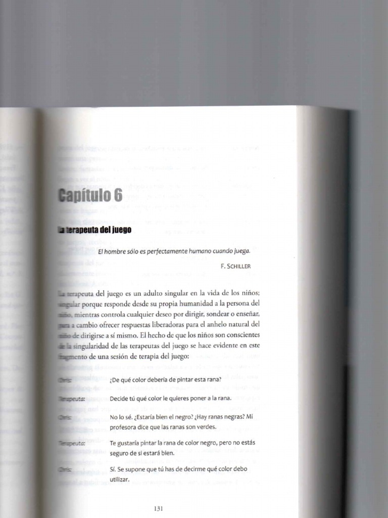 Terapia Del Juego Landreth Capítulo 6 | PDF