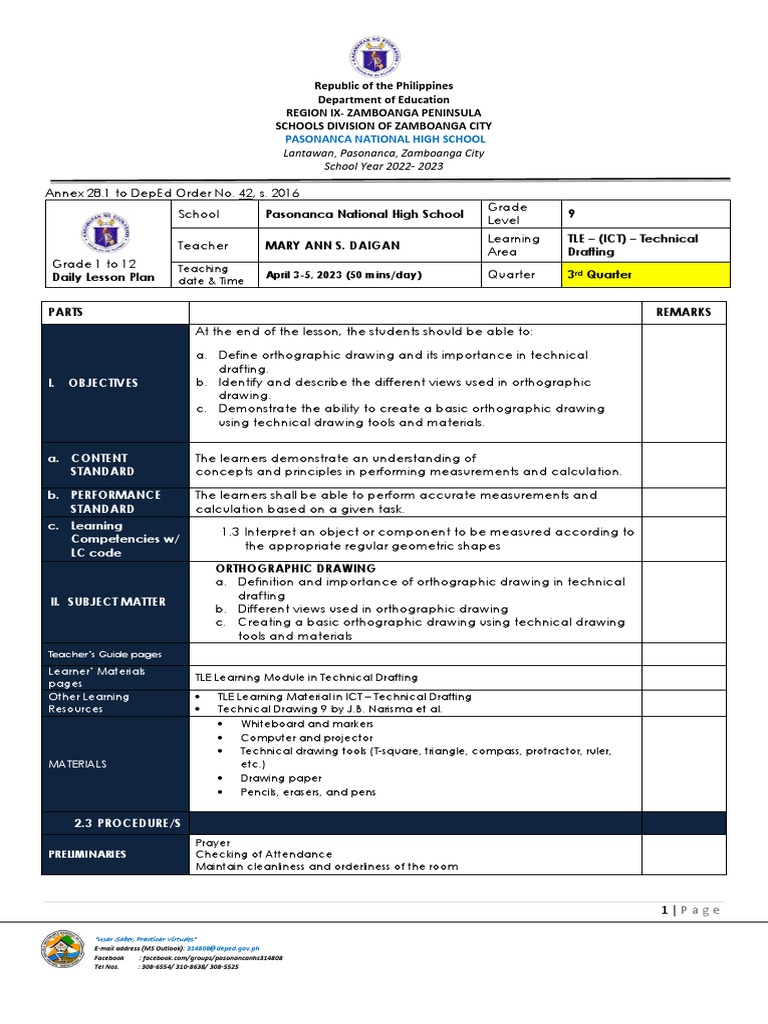 Dlp-Orthographic Drawing | PDF