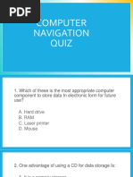 Basic Computer Navigation Skills Test | PDF | Icon (Computing) | System ...
